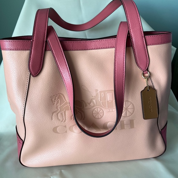 Coach | Bags | Nwt Coach Colorblock Faded Blush Multi Horse Carriage ...